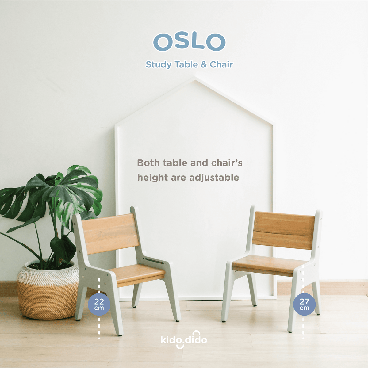 OSLO Adjustable Height Chair by Kido Dido – Kido Dido | Premium Kids ...